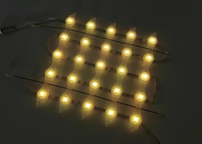 Flexible LED Mesh Screen application