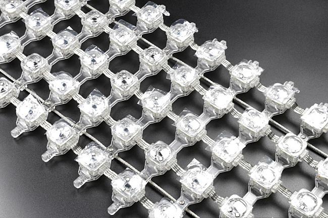 Flexible Mesh LED Screen product display