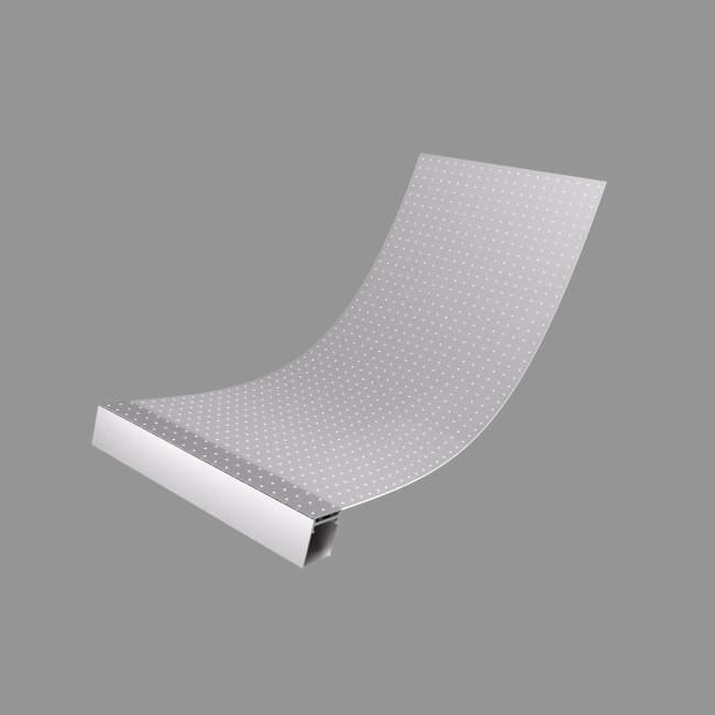 P4 DC5V Transparent LED Display Screen front view