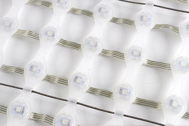 Flexible LED Mesh Screen installation example