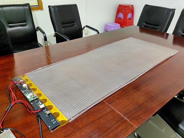 P20 LED Transparent Film Screen front view