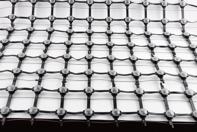 IP67 LED Mesh Screen installation example