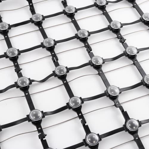 IP67 RGB 30mm Pixel Mesh LED Display - Side View