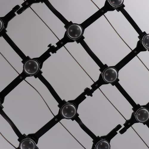 IP67 RGB 30mm Pixel Mesh LED Display - Front View