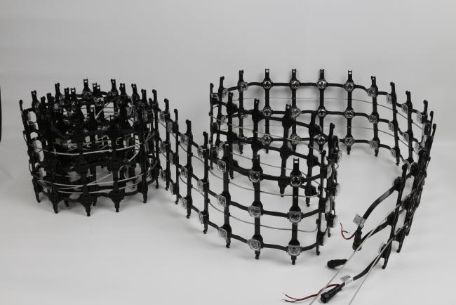 Close-up view of Eagerled P62.5 LED Mesh Screen