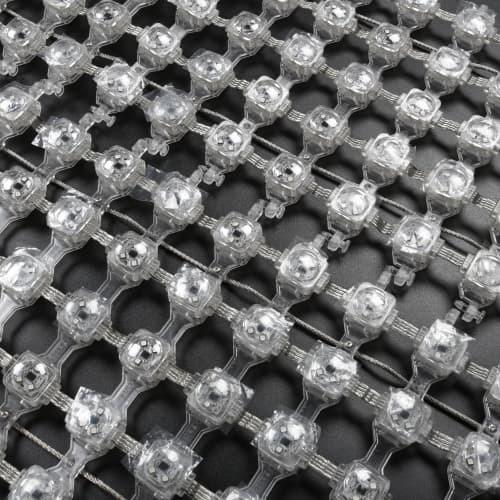 12V IP67 Waterproof RGB Flexible Mesh Screen LED Point Light - Side View