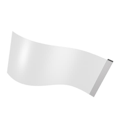 Close-up of flexible transparent LED screen