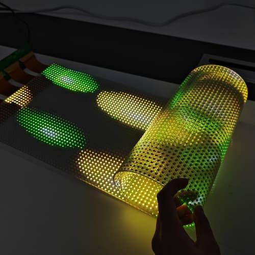 Custom LED transparent screen application