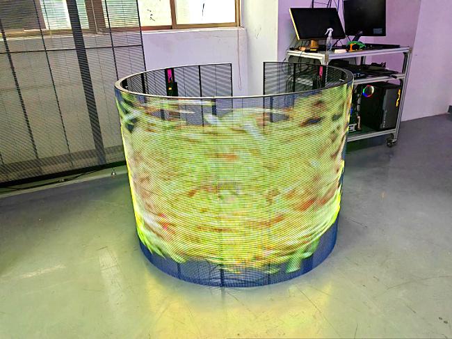 HD Indoor SMD2020 LED Grille Screen - Installation Example