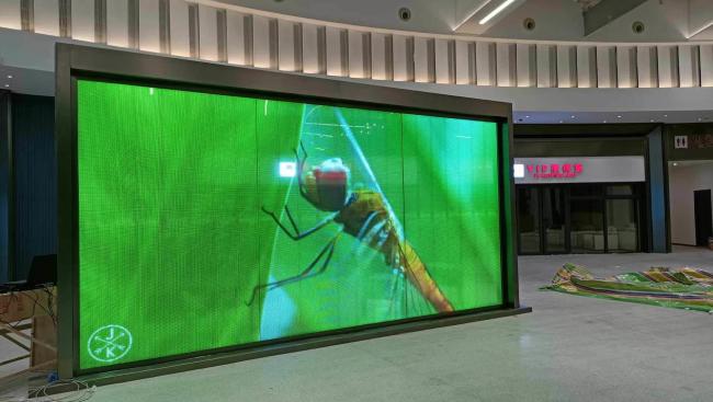 P4 Transparent LED Screen installation example
