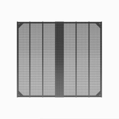 China Mesh Grille LED Screen High Brightness RGB P2.6 Full Color Transparent Glass LED Display for sale