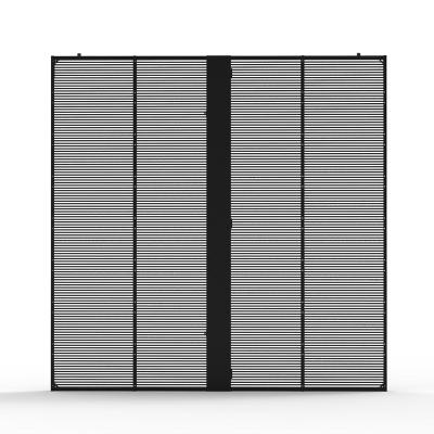 China High Definition LED Screen P3.91-7.8 IP65 High Transparency Window Screen For Advertising for sale