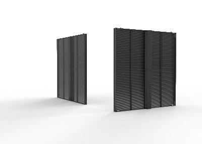 China High Definition LED Screen P3.91-7.8 IP65 High Transparency Window Screen For Advertising for sale