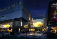 Quality LED Transparent Film Screen for Retail Store and Shopping Mall with Video for sale