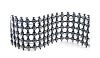 China P62.5 Pixel LED Mesh Video Wall IP67 12V Outdoor Flexible LED Display Screen for sale