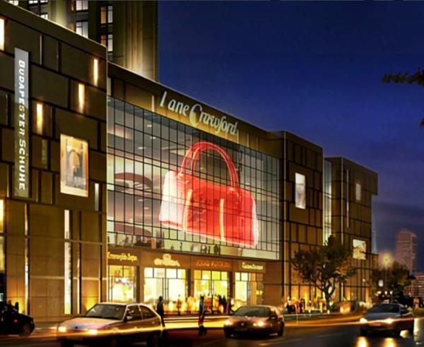 Quality P2.6-P6.3 IP65 Transparency LED Grille Screen For Shopping Malls / Exhibition for sale