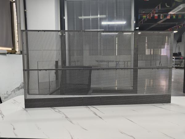 Quality Customized Full Color Transparent Display Screen For Building Facades / Glass for sale