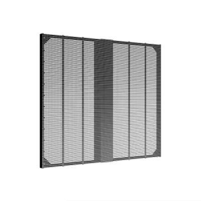 China Customized Full Color Transparent Display Screen For Building Facades / Glass Curtain Walls for sale
