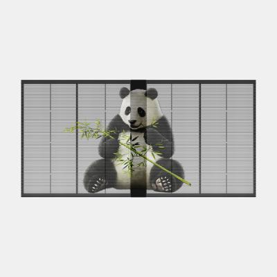 China Indoor LED Transparent Screen Full Color Indoor Transparent LED Display for sale