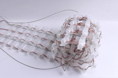 China SMA5050 P50 Waterproof Flexible LED Mesh Screen Building Media for sale