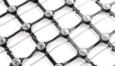 China P143 Folding Flexible Advertising Transparent LED Curtain Display High Brightness for sale