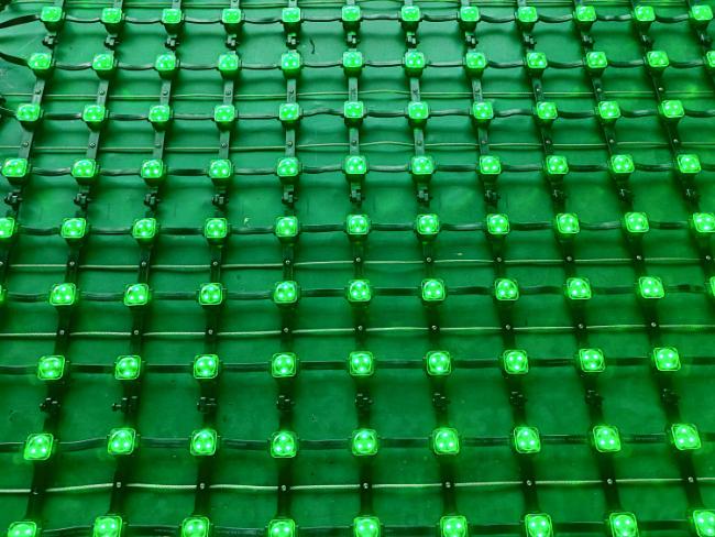 P83 Flexible LED Mesh Screen close-up detail