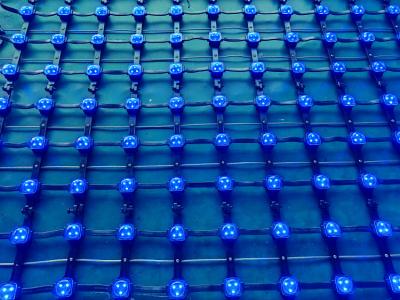 China Foldable LED Mesh Screen Soft Pixel Mesh LED Display P83 For Stage Rental Copper Material for sale
