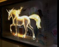 Quality Indoor LED Transparent Screen Full Color Indoor Transparent LED Display for sale