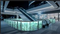 Quality P4 DC5V Transparent LED Display Screen , 3000cd/m2 High Brightness Glass LED for sale