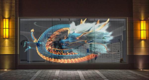 Quality P20 2500CD 50000HS Transparent LED Wall Display , 95% Transparency Glass LED for sale