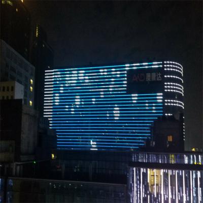 China P62.5 RGB LED Mesh Screen IP67 12V 1000x1000mm Outdoor Display for sale