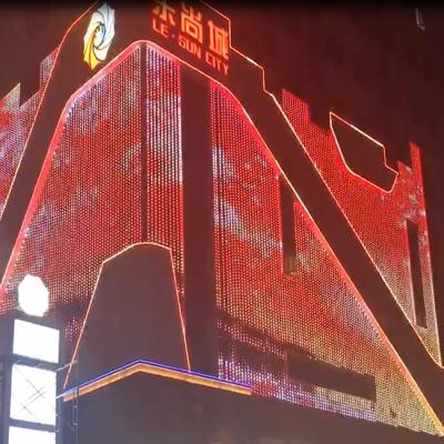 China P31Lightweight LED Mesh Screen Full Color Permanent Light Digital LED Curtain with Easy Installation for sale