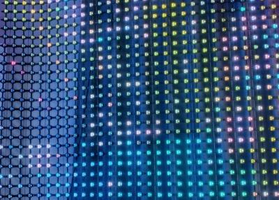Cina P62.5 schermo a rete a LED a prova d'acqua per esterni, leggero, sottile e flessibile, schermo a rete a LED per illuminazione delle facciate in vendita