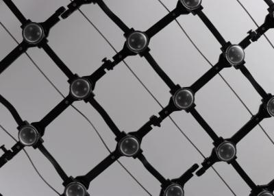 China Ip67 Waterproof Outdoor Flexible Scrolling LED Mesh Display Transparent Grid Screen Mesh P125 For Advertisement for sale