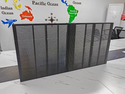 China Indoor P3.9 1000*500mm Energy Saving High Transparency Easy Install Transparent LED Display Screen Wall for sale