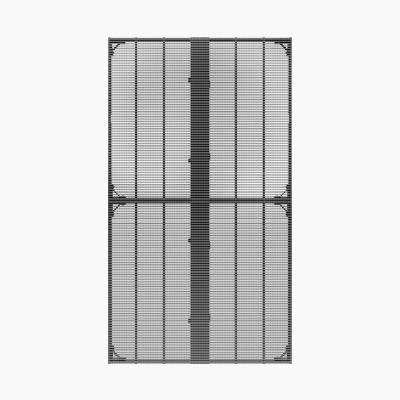 China P3.9 1000*500mm Led Ice Display Led Mesh Video Wall Shop Window Advertising Grille Glass Curtain Outdoor Transparent Screen for sale