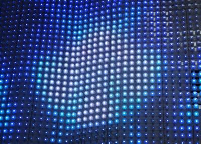 China P50 Programmable Flexible LED Strip Curtain LED Mesh Display DC12V Foldable Outdoor Led Net Screen Curtain for sale