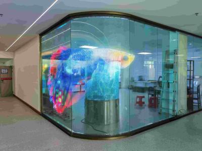 China P10 Ultra Thin Transparent LED Screen for Creative Architectural Design Format Video Wall Display for sale