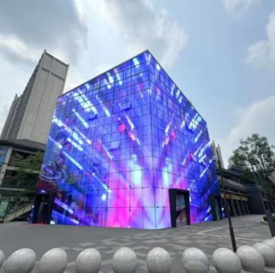 Κίνα LED Transparent Grille Screen Indoor Advertising Display  Glass Window Video Playing LED Grille Film προς πώληση