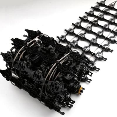 Cina Outdoor P50 Led Mesh Video Curtain IP67 Waterproof DC12V RGB Pixel Led Grid Display Screen in vendita