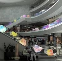 China LED Flexible Screen Ultra-thin Transparent Screen Indoor LED Cuttable Display for sale