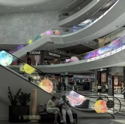 China Manufacturer Price Self-adhesive Advertising Display Ultra-thin Transparent LED Commercial Window Display Indoor Video Wall for sale