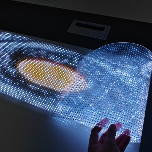 Eco-Friendly Transparent LED Display Screen Flexible Adhesive Video Wall 3D Screen for Retail Window Exhibition Hall Advertising Display Screen