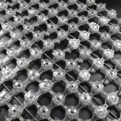 中国 高輝度屋外透明LEDディスプレイ画面 建物ファサード広告ビデオウォールカーテンメッシュフレキシブルLEDスクリーン 販売のため