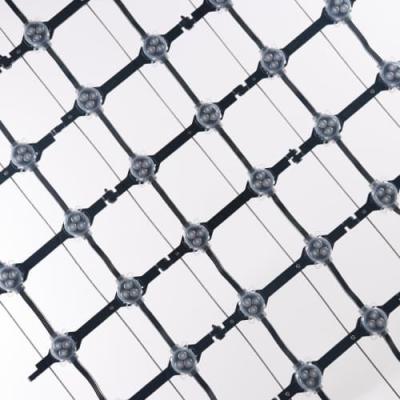 中国 IP67防水 12V 透明フルカラーLEDメッシュスクリーンビデオグリッドスクリーン屋外用ビルポイントライト 販売のため