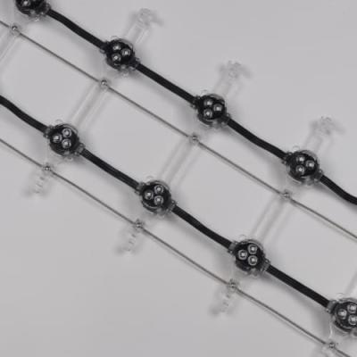 中国 IP67防水 12V 透明フルカラーLEDメッシュスクリーンビデオグリッドスクリーン屋外用ビルポイントライト 販売のため