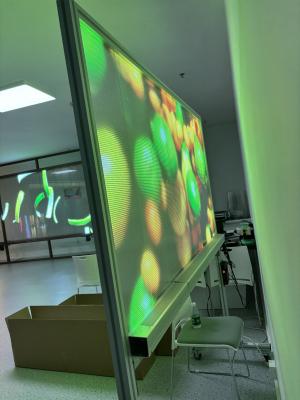 China Adhesive Transparent Led Video Screen P4 P5 P6 P8 P10 P16 P20 Flexible Transparent Led Film Display for Glass Wall for sale
