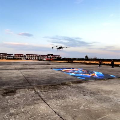 China P15 High Brightness RGB Drone Flying LED Screen Mesh IP67 Waterproof Programmable for sale