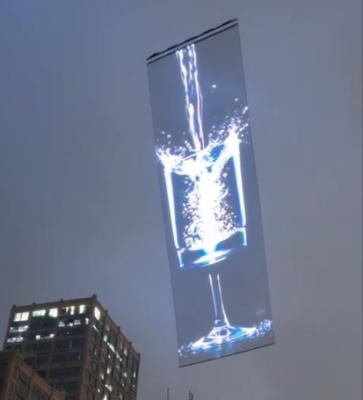 China P25 Ultra Thin Transparent Screen DC12V IP68 288W for Sports Stadium Events Holiday Celebrations  Ceremonies for sale