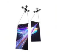 China P20 Dynamic Sky Ads Drone Flying LED Screen Featuring the Programmable LED Mesh Technology for sale